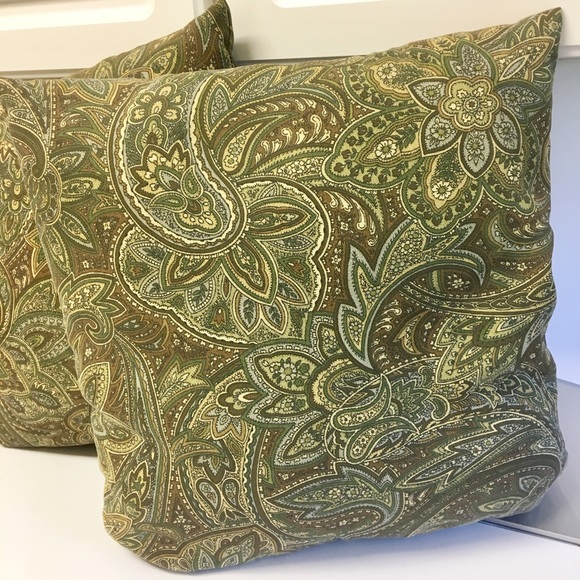 Accents | Pretty Paisley Throw Pillows | Poshmark
